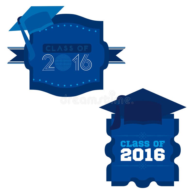 Class of 2016 stock illustration. Illustration of concept - 64700423