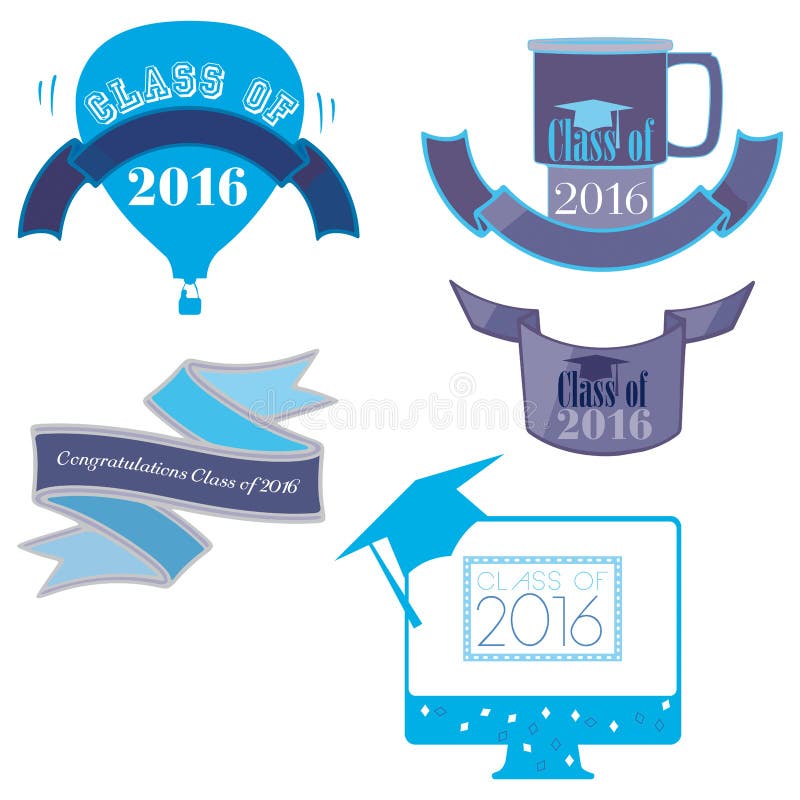 Class of 2016 stock illustration. Illustration of concept - 64700423