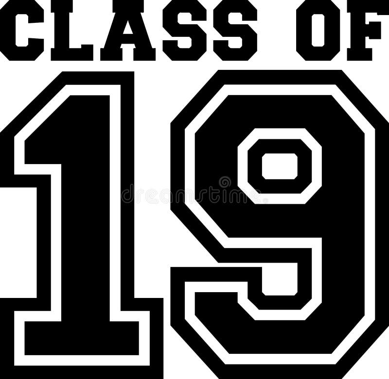 Class of 2019 Graduation Banner with Gold Glitter Confetti Stock Vector ...