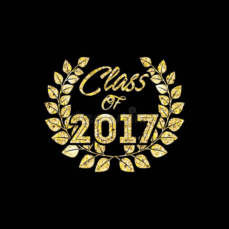 Class of 2017 card stock illustration. Illustration of class - 78534283
