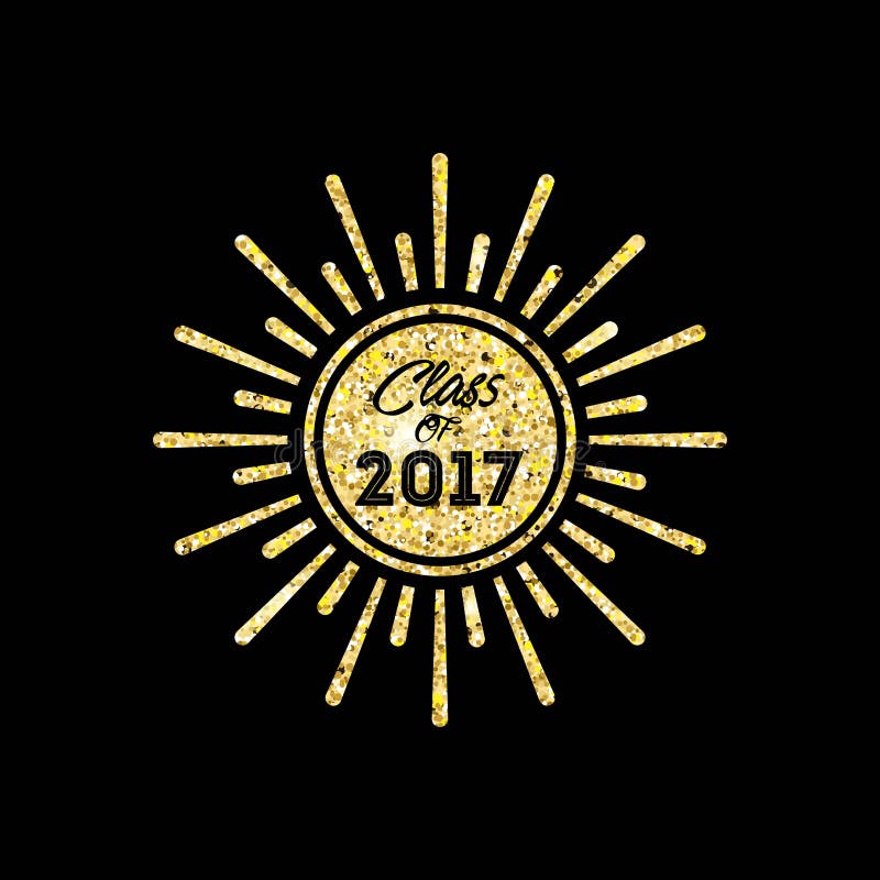 Class of 2017 card stock illustration. Illustration of graduate - 78534227