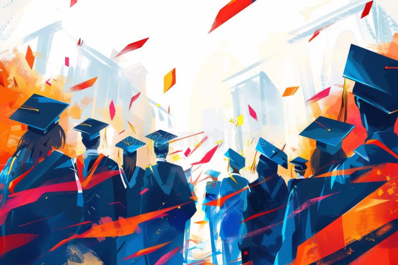 Class of 2021 Celebration stock illustration. Illustration of elegant ...