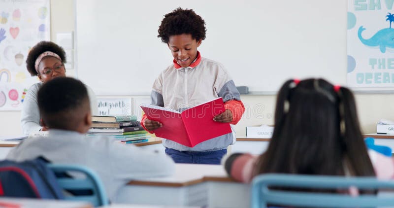 Class, Child and Reading Presentation for Learning, Education or ...