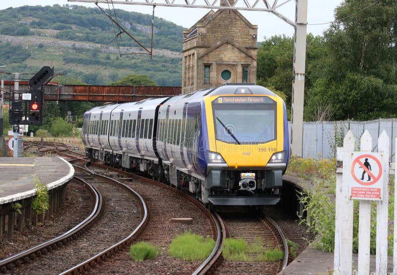 Class 195 Civity Dmu Train Arriving Carnforth Editorial Photography ...