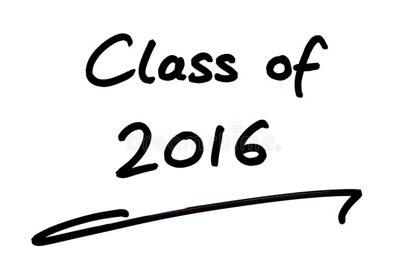 Class of 2016 stock illustration. Illustration of concept - 64700423