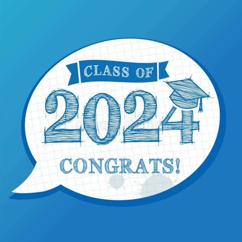 Congrats Class 2024 Stock Illustrations – 669 Congrats Class 2024 Stock ...