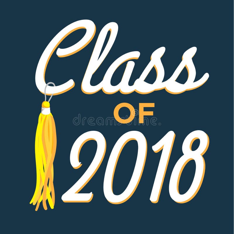 Class of 2018 . Congratulations Graduate Typography Stock Vector ...