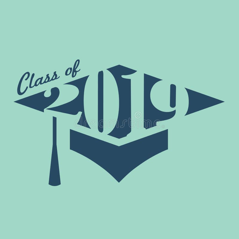 Class of 2019 Congratulations Graduate Typography Stock Vector ...