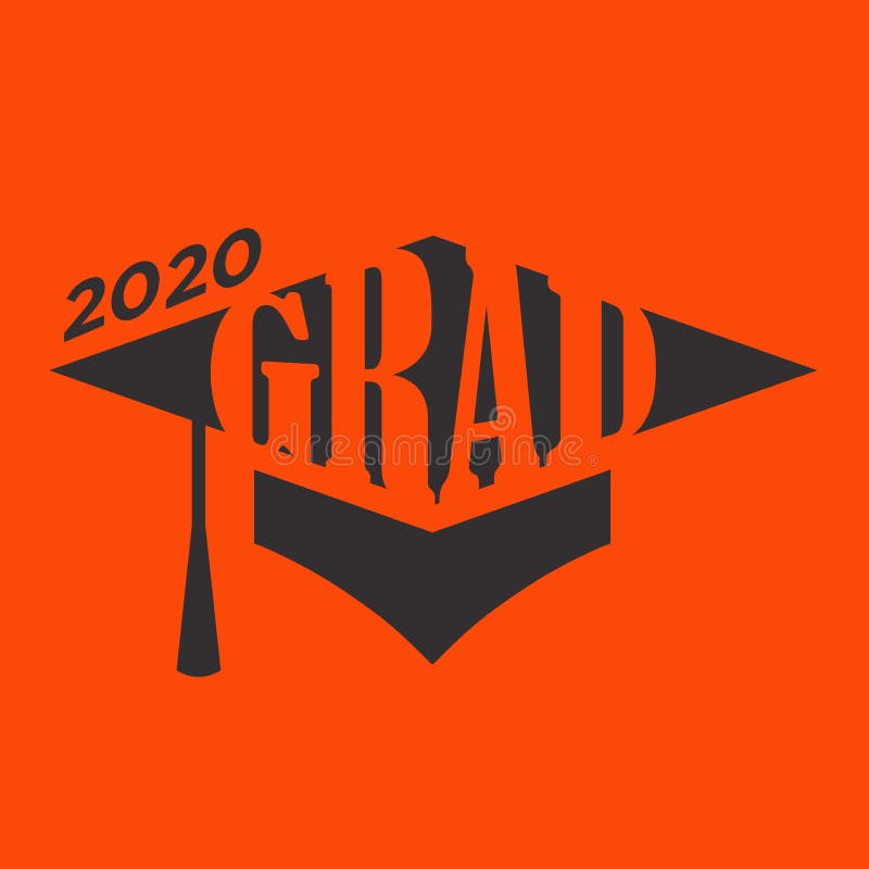 Class of 2020 Congratulations Graduate Stock Vector - Illustration of ...