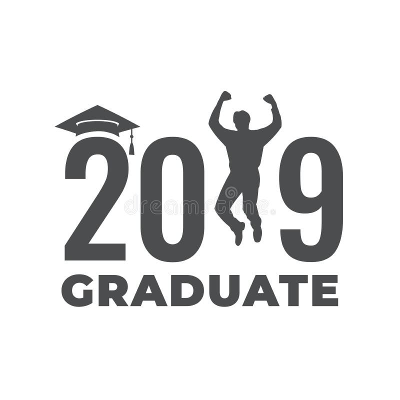 Class of 2019 Congratulations Graduate Typography Stock Vector ...