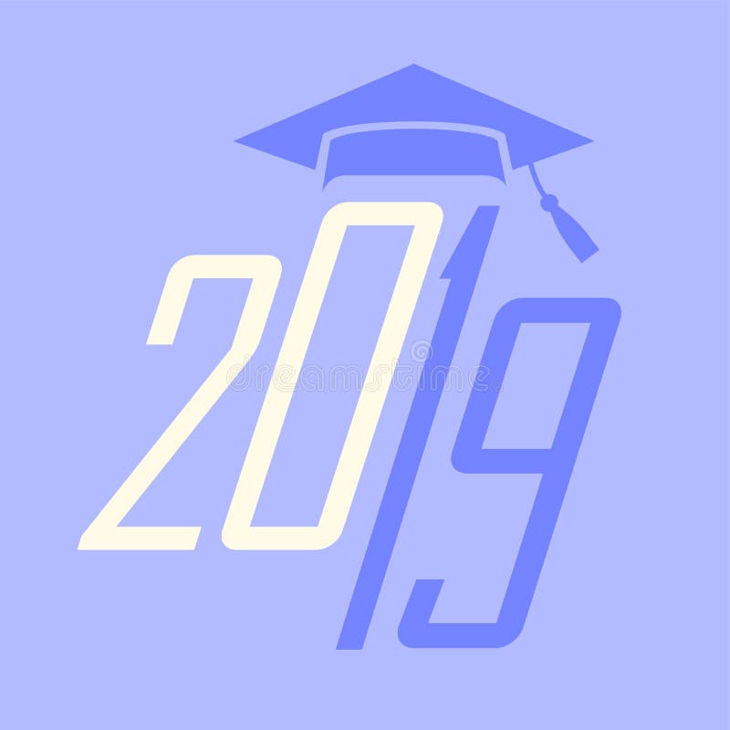 Class of 2019 Congratulations Graduate Typography Stock Vector ...