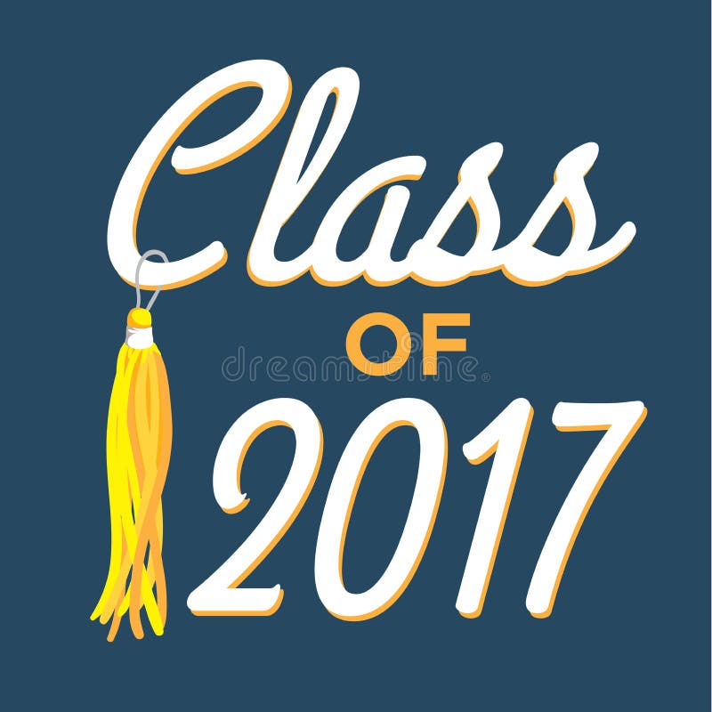 Class of 2017 Congratulations Graduate Typography Stock Vector ...
