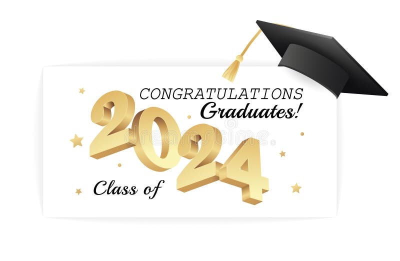 Class of 2024. Congratulations Graduates Logo Design. Graduation Design ...