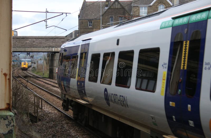 Class 55 Deltic, Civity Dmu, West Coast Main Line Editorial Stock Image ...