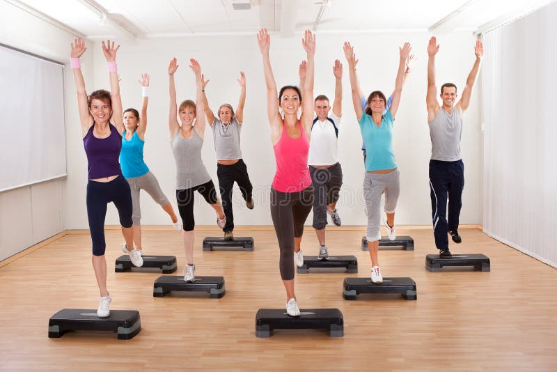 Gym class doing press ups stock photo. Image of male - 52421430