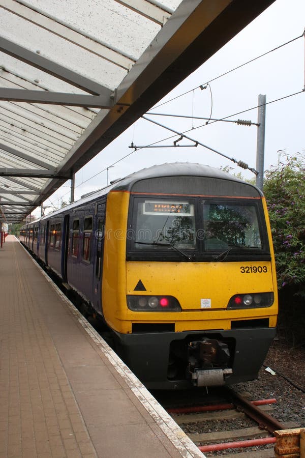 Class 321 Electric Train, Bradford Forster Square Editorial Image ...