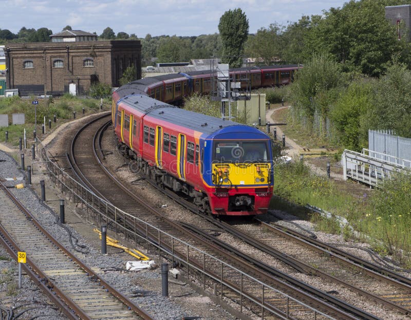 Class 456 Electric Train editorial photography. Image of modern - 164793852
