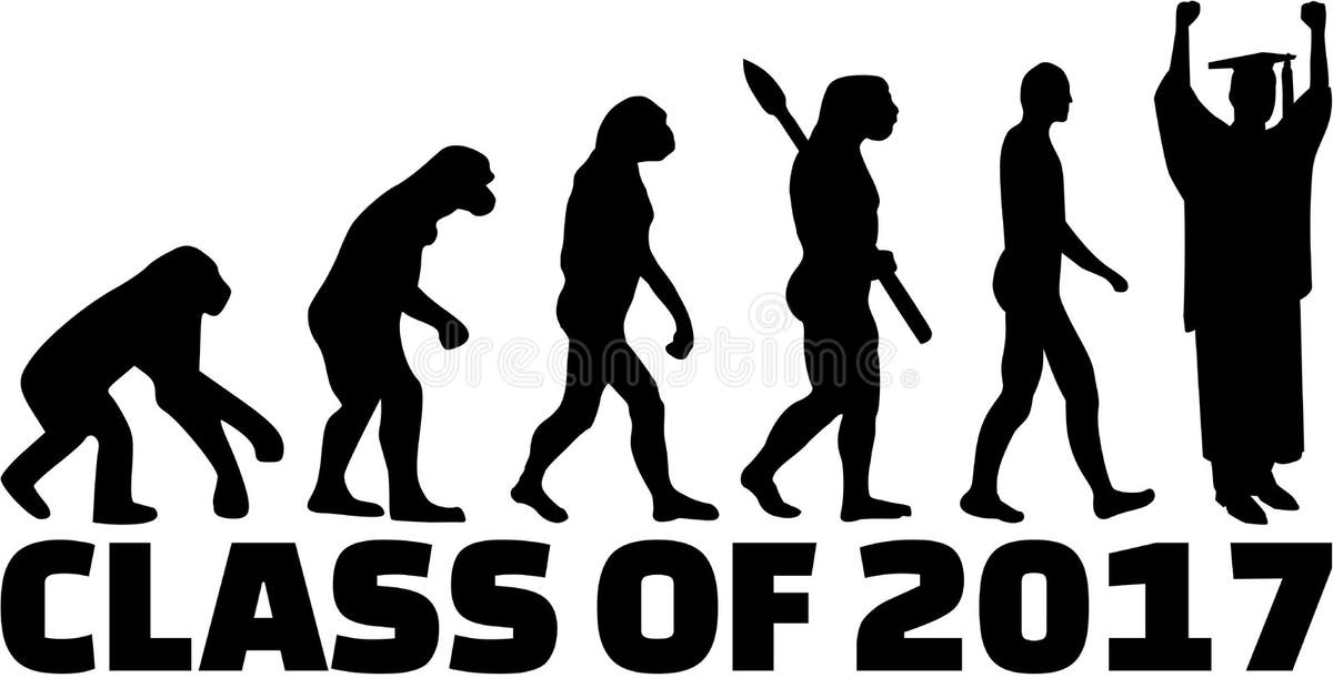 Graduation Evolution Stock Illustrations – 138 Graduation Evolution ...