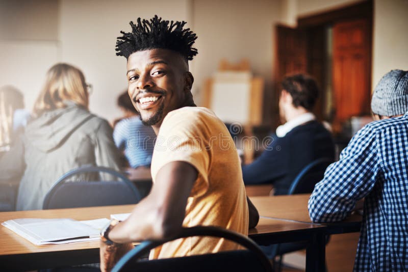 The Class that is Full of Hard Working Students. University Students in ...
