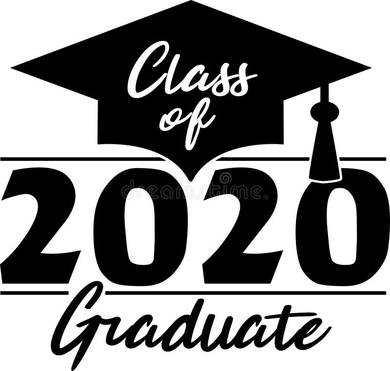 Class of 2020 Graduating Class Stock Illustration - Illustration of ...