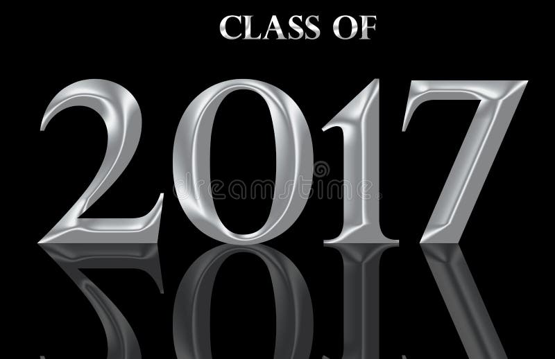 Class of 2017 stock illustration. Illustration of event - 79247690