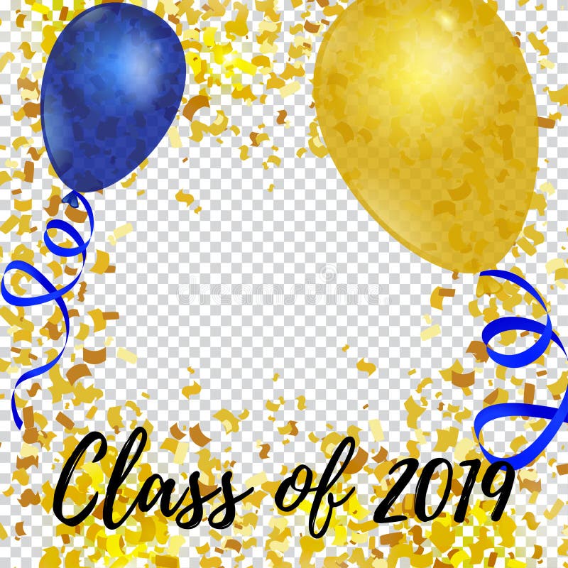 Class of 2019 Graduation Vector Square Template for Social Networks ...