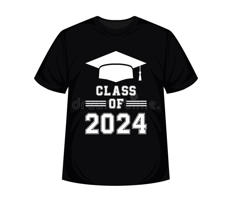 Class of 2024 Graduation Greeting Card Vector Design. Congratulations ...