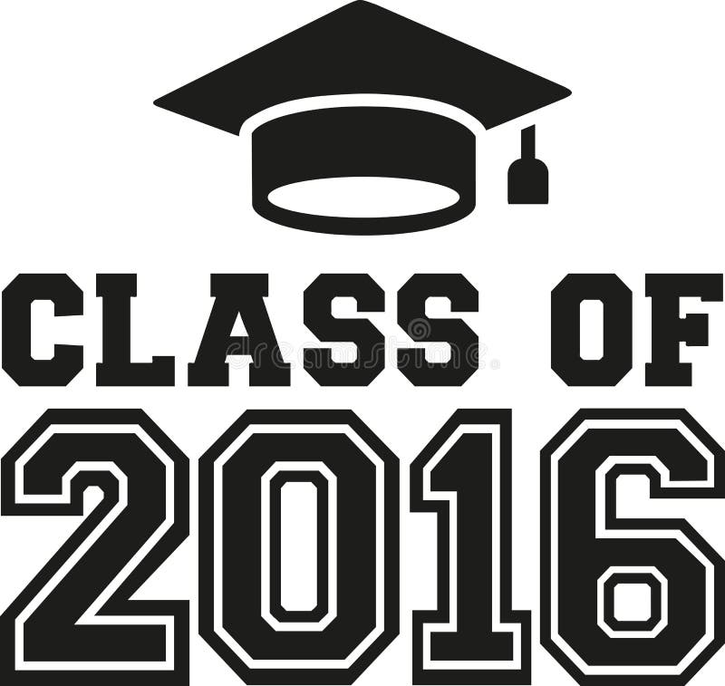 Class of 2016 stock illustration. Illustration of concept - 64700423