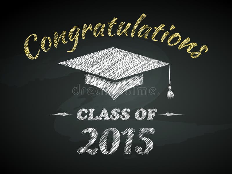 Class of Graduation Poster stock vector. Illustration of certificate ...