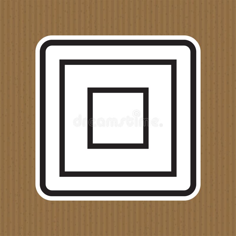 Class II Equipment Symbol Sign, Vector Illustration, Isolate on White ...