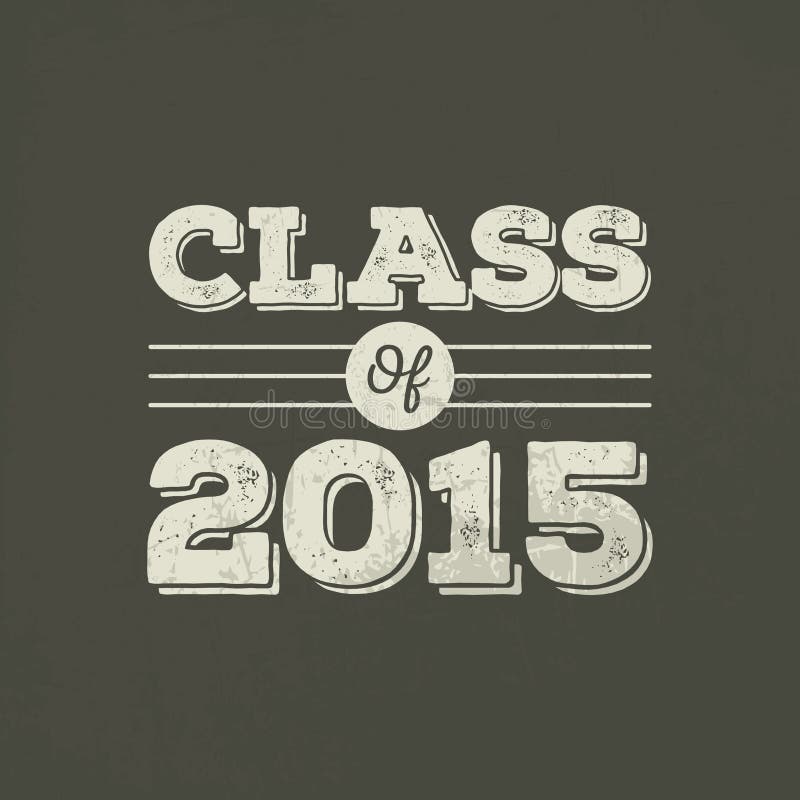 A Class of 2015 Illustration.. Vector Illustration Decorative ...