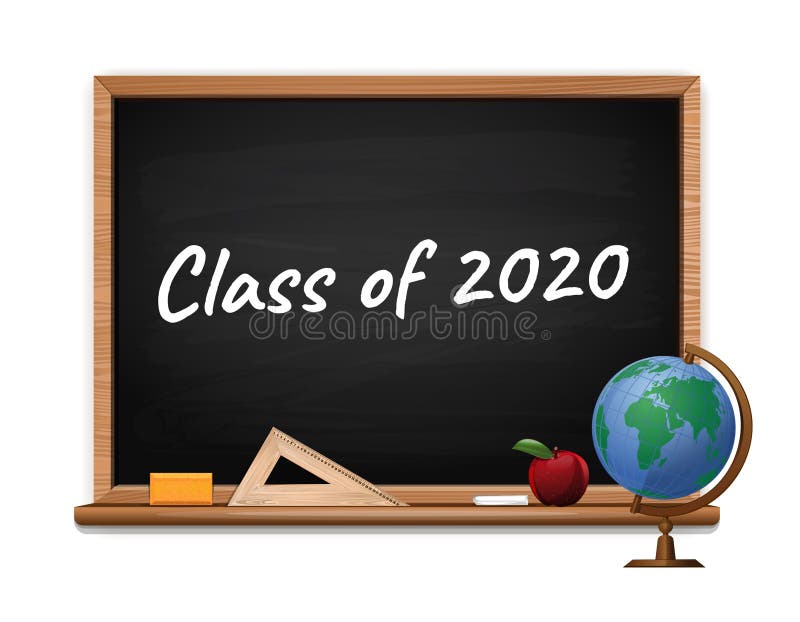 Class of 2020 stock illustration. Illustration of educate - 175939549