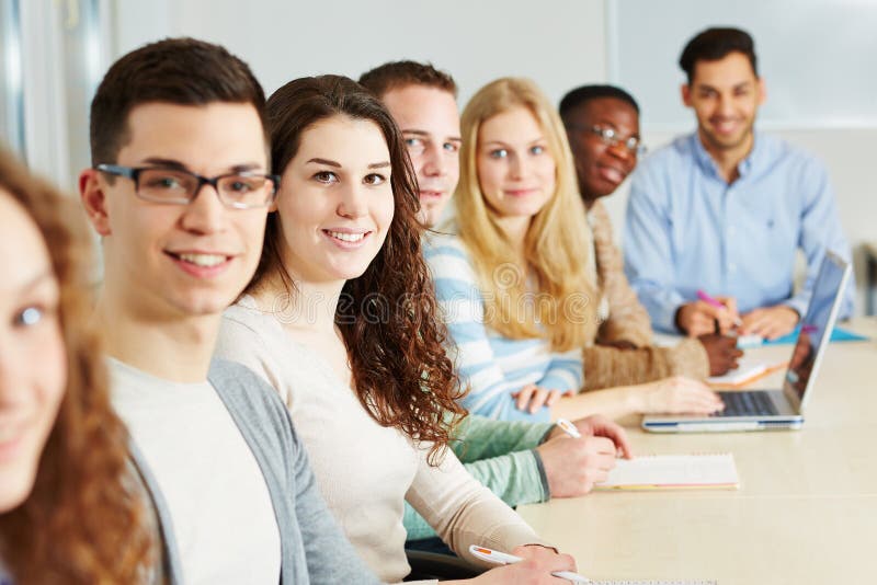 Class of Students in University Stock Image - Image of applied, college ...