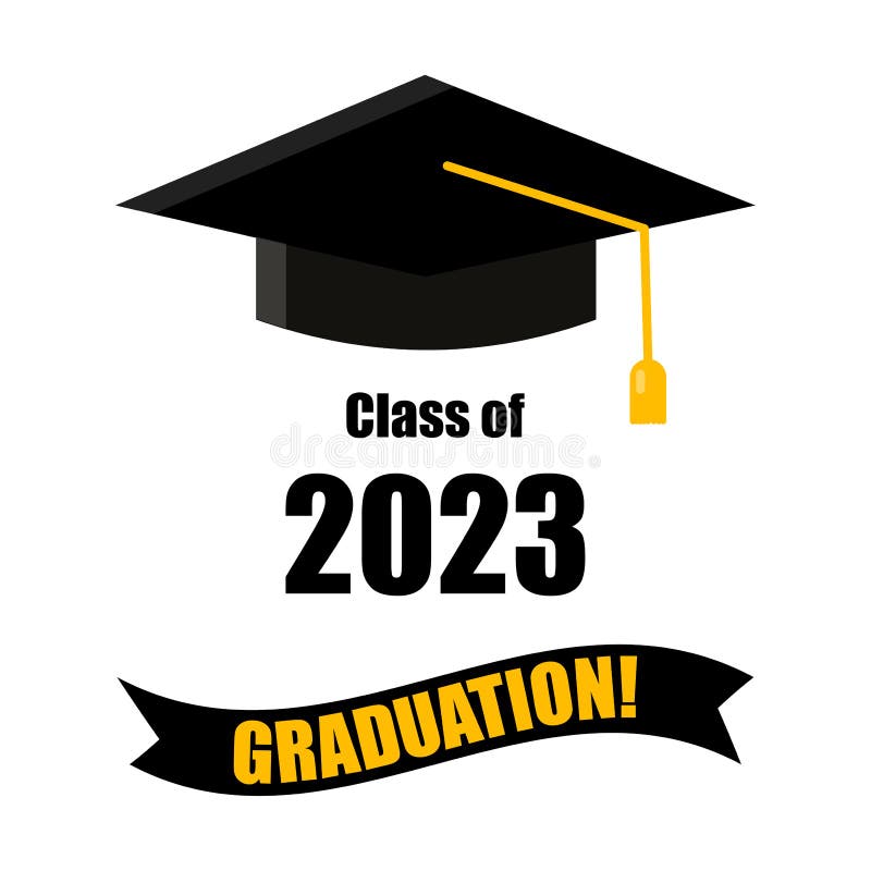 Class Off 2023. Education Concept. Graduation Cap 2023. Vector ...