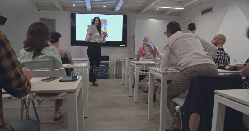 The Class is Over, a Diverse Group of Students Educating in the ...