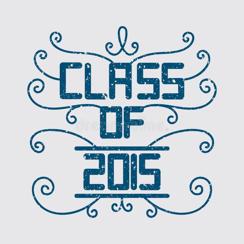 Class of 2015 School Graduation Date Cap Stock Vector - Illustration of ...