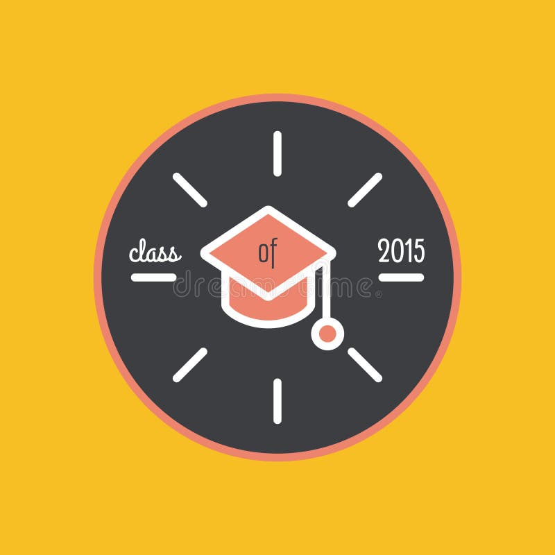 Class of 2015 Poster. Vector Illustration Decorative Design Stock ...