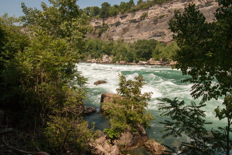 Class 5 Rapids on the Niagara River Stock Image - Image of falls ...
