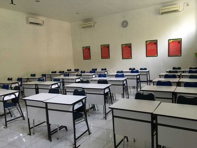 Class room stock image. Image of room, class, classroom - 219191809