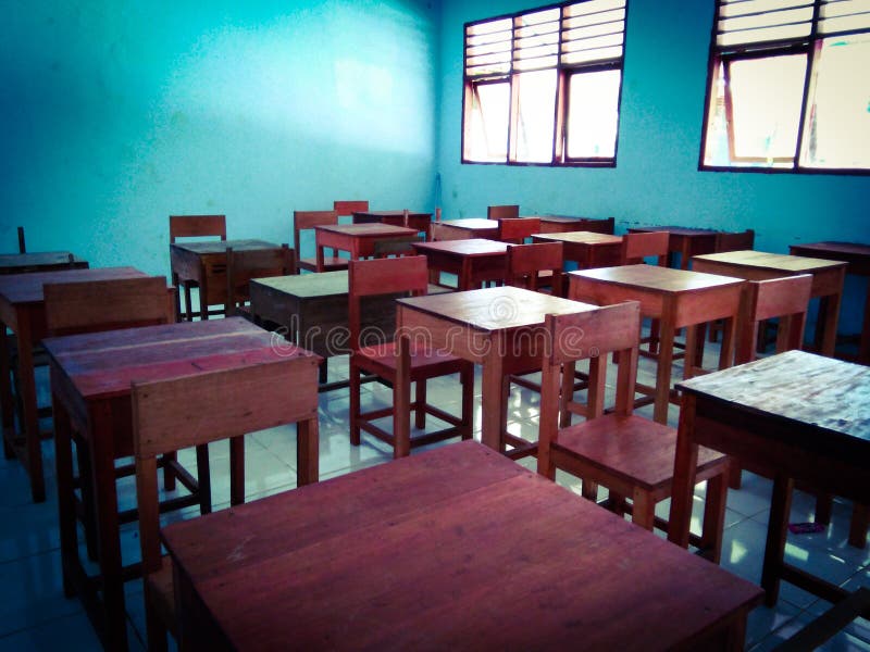 Class Room Whit Chairs and Tables Stock Photo - Image of chair, tables ...