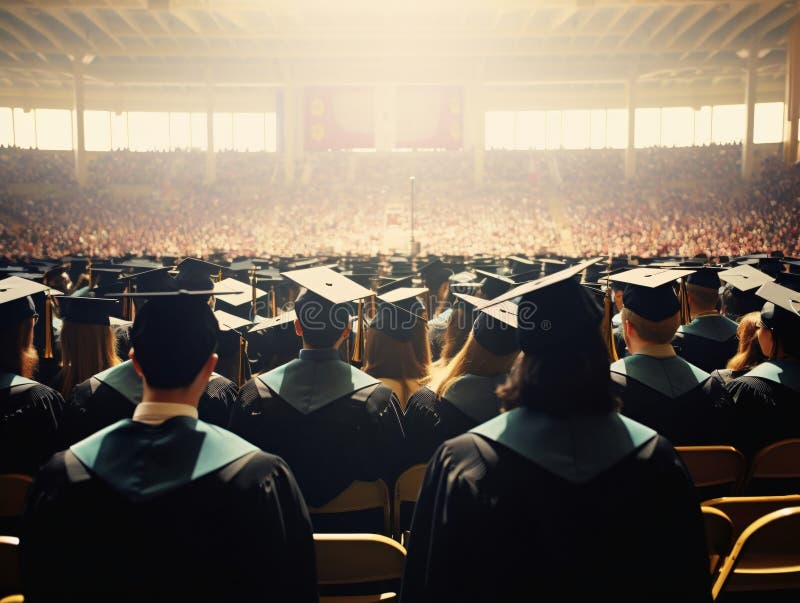 Photo Student Walking To Graduation Ceremony Made with Generative Ai ...