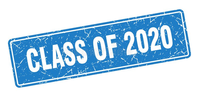 Class of 2020 Grunge Stamp with Red Band Stock Vector - Illustration of ...