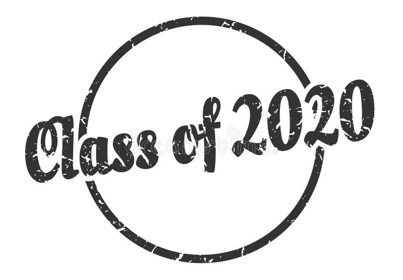 Class of 2020 Grunge Stamp with Red Band Stock Vector - Illustration of ...