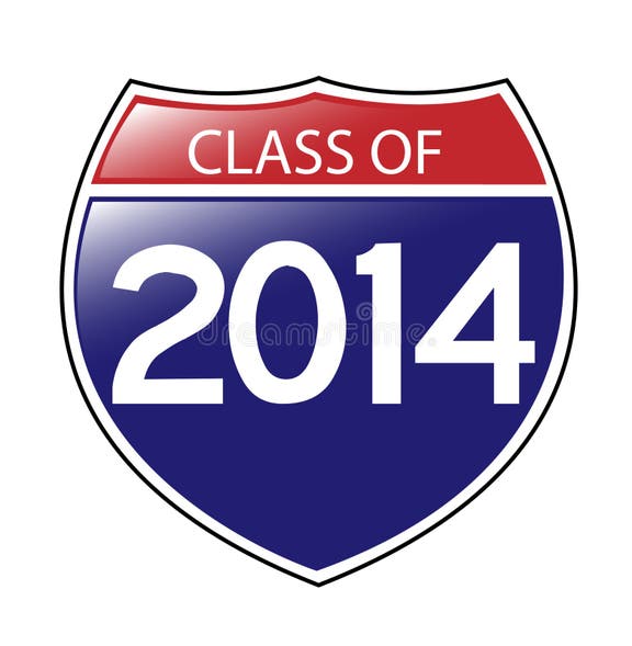 Class of 2014 Sign stock vector. Illustration of year - 36592915