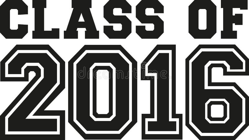 Class of 2016 stock vector. Illustration of logo, degree - 107159700