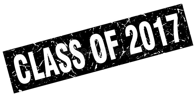 Class of 2017 stamp stock vector. Illustration of rubber - 122428759