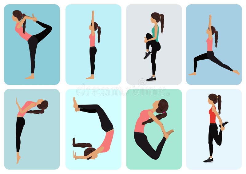 Stretch Flashcards Stock Illustrations – 1 Stretch Flashcards Stock ...