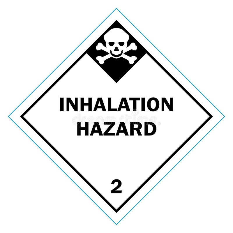 Class 2 Symbol, Inhalation Hazard. Vector Illustration. Stock ...