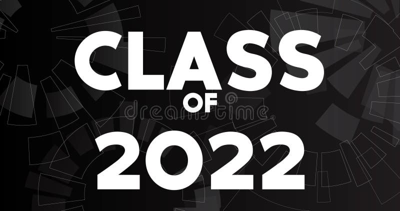 Class of 2022 Text with Glitch Effect. Stock Footage - Video of ...