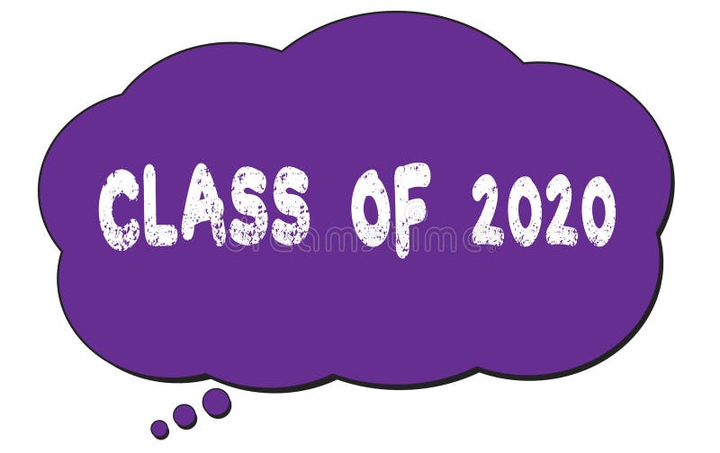 CLASS of 2020 Text on Red Grungy Round Stamp Stock Illustration ...